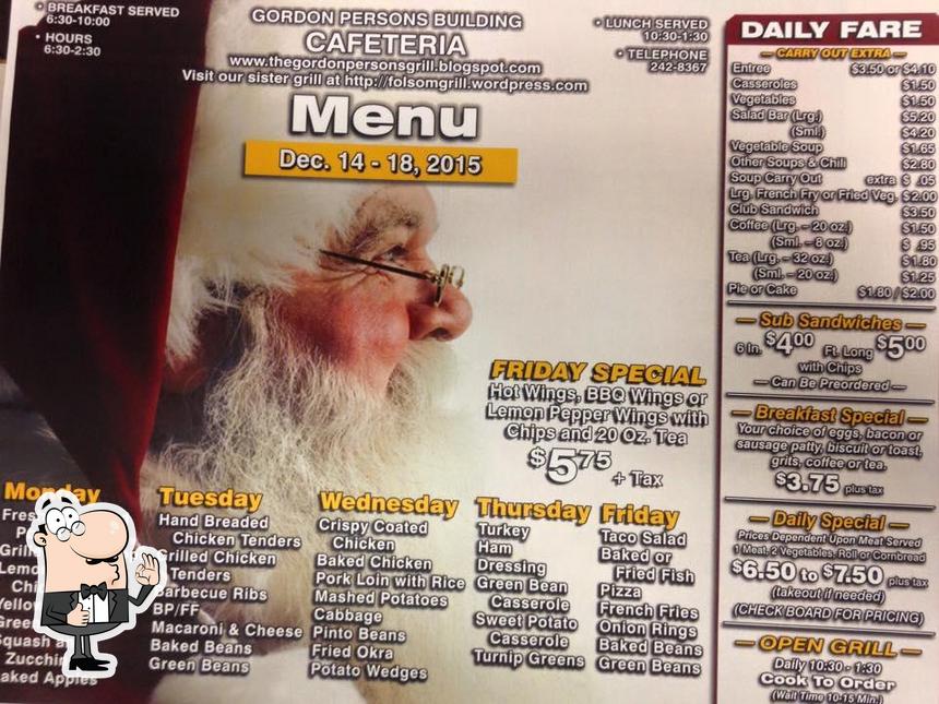 Gordon Persons Grill, Montgomery - Restaurant menu, prices and reviews