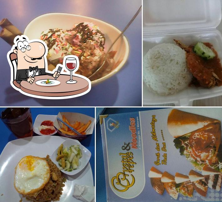 Crystal Crepes & Noodles pub & bar, Mataram, Jl. Airlangga - Restaurant ...
