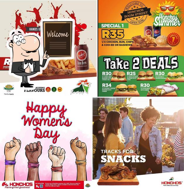 Honchos, Pretoria - Restaurant menu