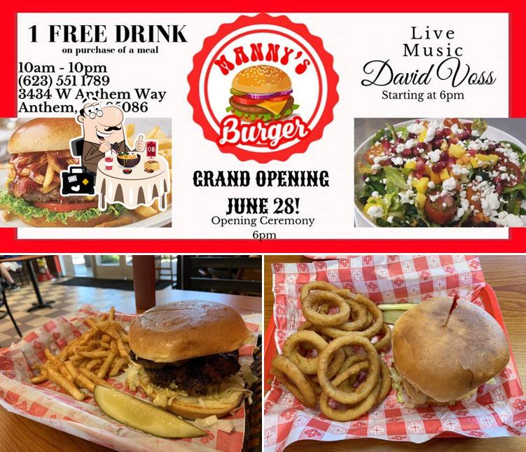Manny's Burger, New River - Restaurant menu, prices and reviews