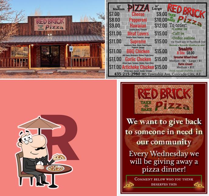 Red Brick Take n Bake Pizza, Colorado City - Restaurant menu, prices ...