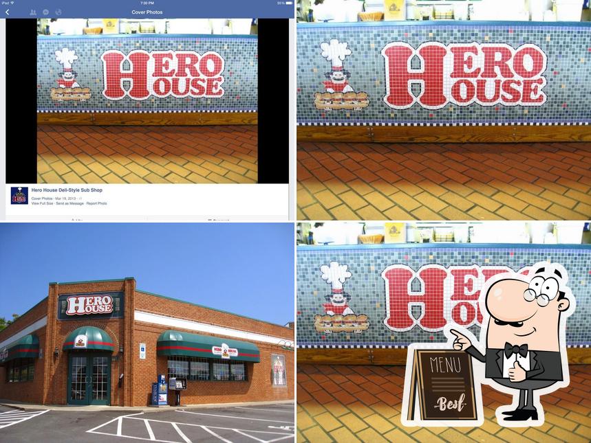 Hero House, 914 S Stratford Rd in Winston-Salem - Restaurant menu and ...