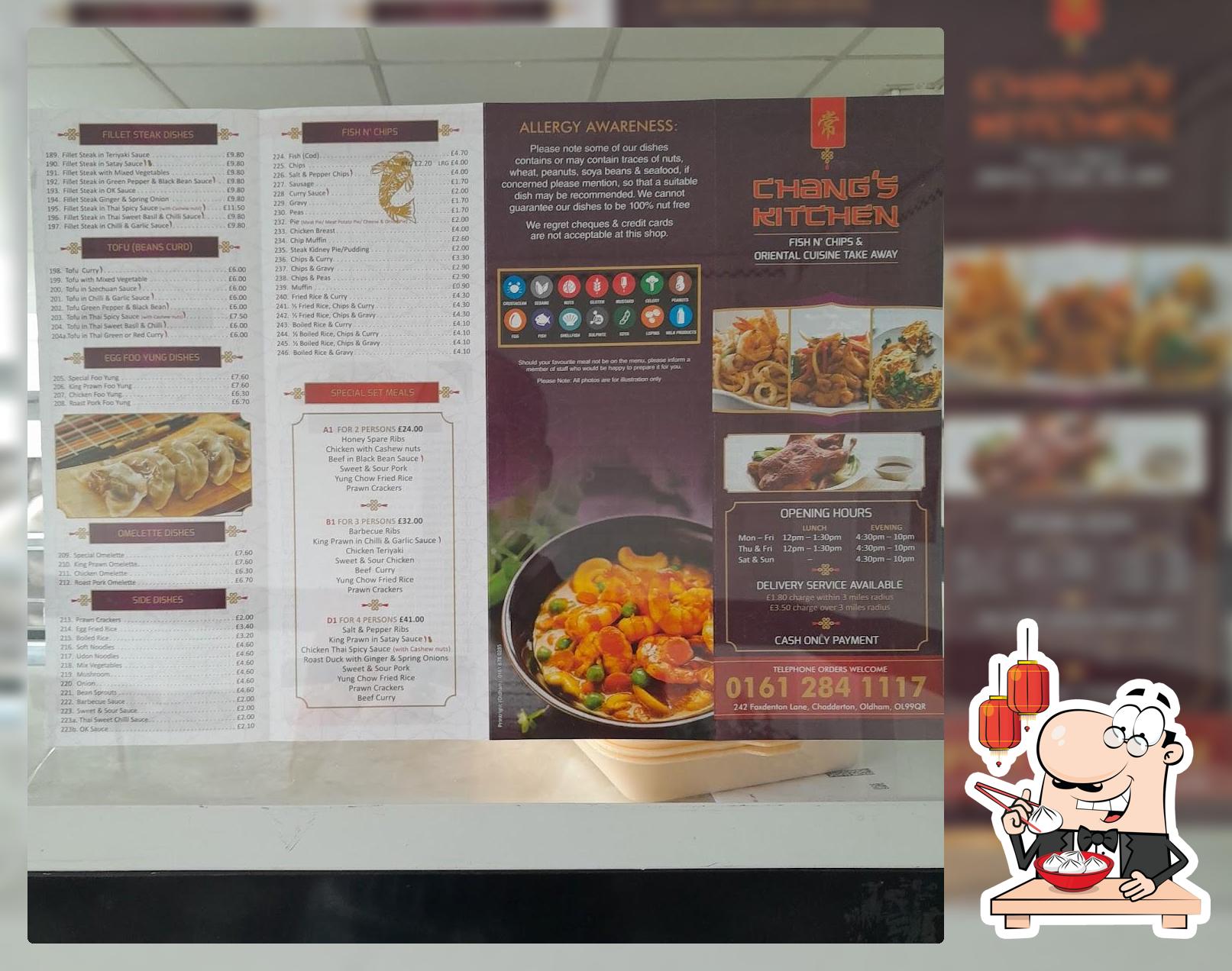 Chang's Kitchen, Oldham - Restaurant menu, prices and reviews