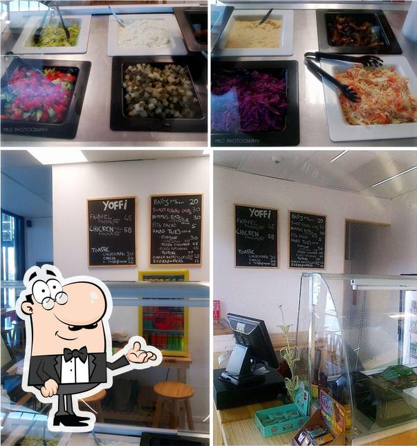 Yoffi Falafel cafe, Cape Town, Buller Louw Boulevard - Restaurant menu ...
