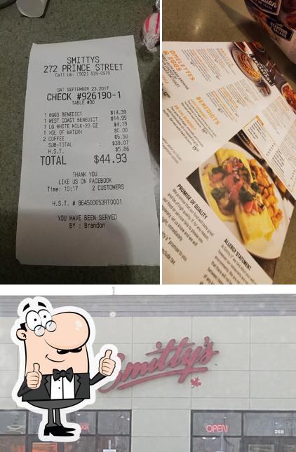 Smitty's Restaurant & Lounge - Sydney in Sydney - Restaurant menu and ...