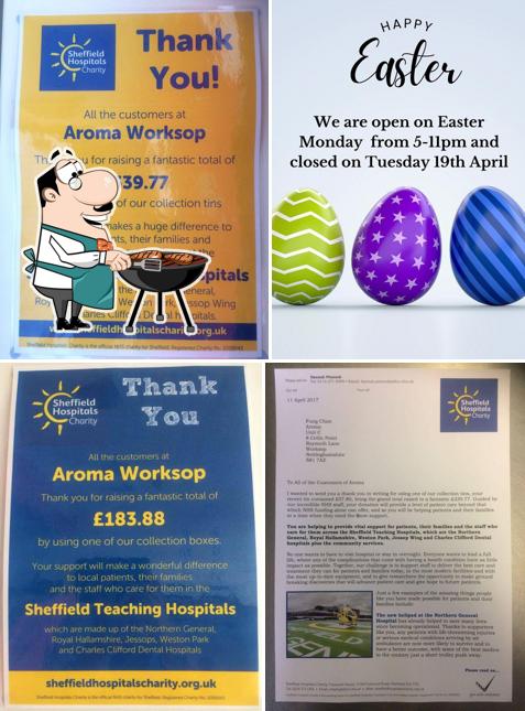 Aroma, Worksop - Restaurant menu, prices and reviews