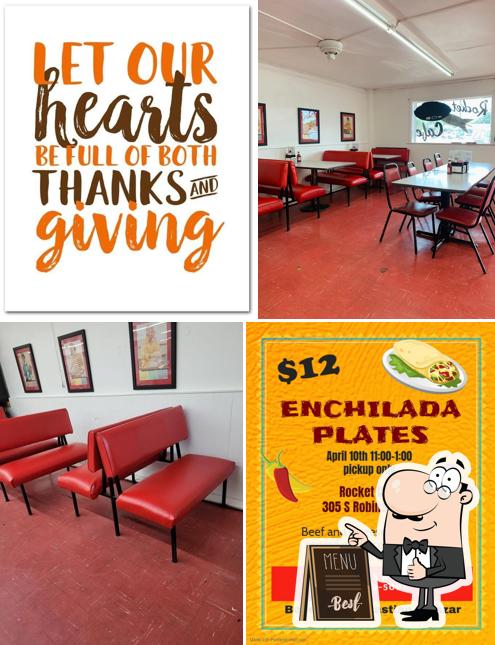 Rocket Cafe, 305 S Robinson Dr in Robinson - Restaurant menu and reviews
