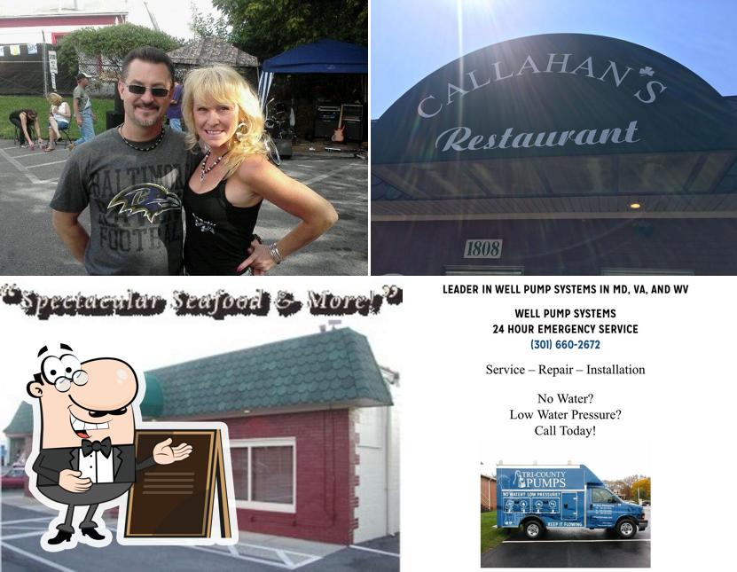 Callahan's Seafood Bar & Grill, Frederick - Restaurant menu, prices and ...