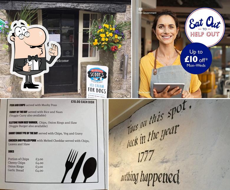The Old Inn, Widecombe, Widecombe in the Moor - Restaurant menu, prices ...