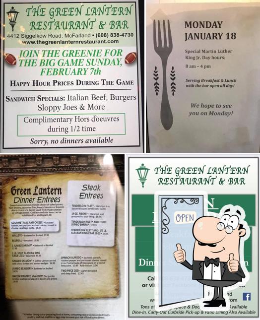 Green Lantern Restaurant, McFarland - Restaurant menu, prices and reviews