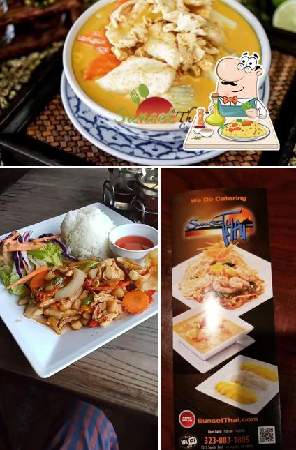 Sunset Thai Cuisine, Los Angeles, Hollywood/Highland - Restaurant menu ...