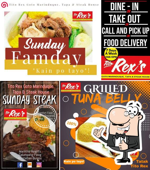 Restaurante Tito Rex Goto Marinduque and Steak House, Mariquina ...