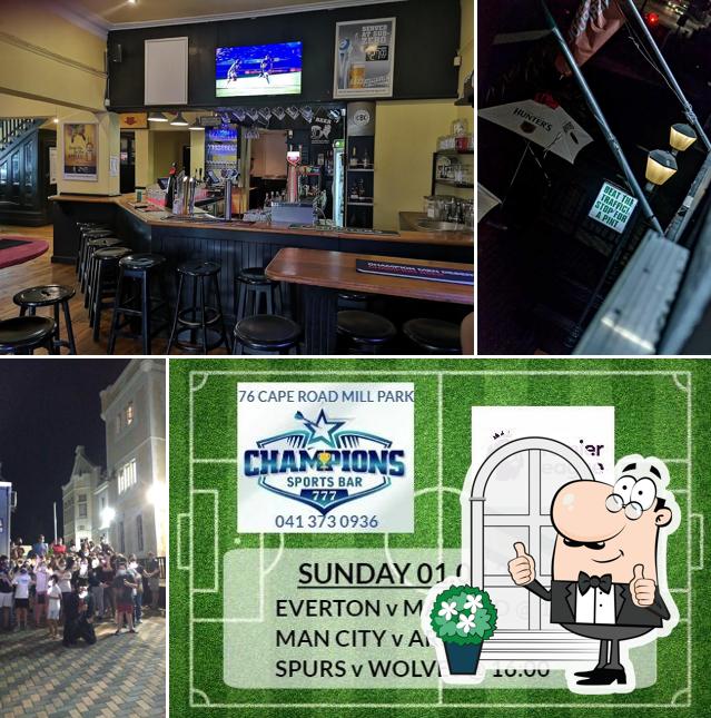 Champions Sports Bar, Port Elizabeth - Restaurant menu, prices and reviews