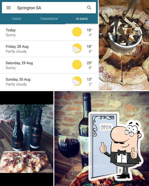 Grand Cru Wood Oven Restaurant, Springton - Restaurant menu, prices and ...