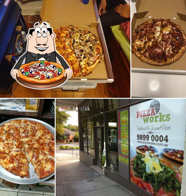 Pizza Works in Box Hill North - Restaurant menu and reviews