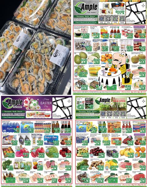 Ample Food Market • Toronto Store (York) 鸿福, Toronto - Restaurant menu ...