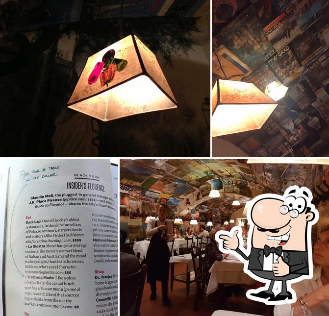 Menu des Buca Lapi, Florence - avis et notes du restaurant italien