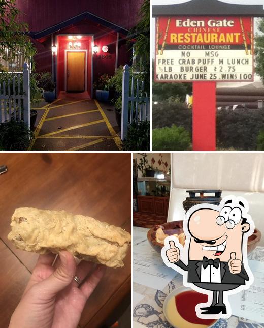 Eden Gate Chinese Restaurant open 11am-9pm daily lounge open 11am-2am ...