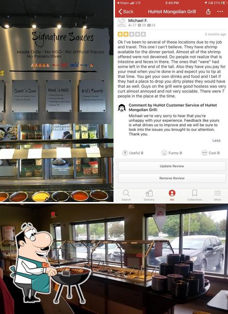 HuHot Mongolian Grill, 2059 Witzel Ave in Oshkosh - Restaurant menu and ...