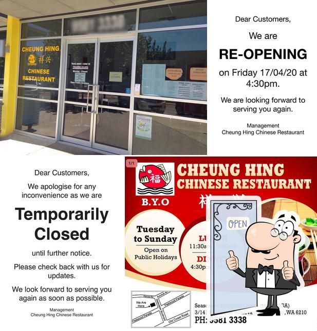 Cheung Hing Chinese Restaurant, South Yunderup - Restaurant menu ...