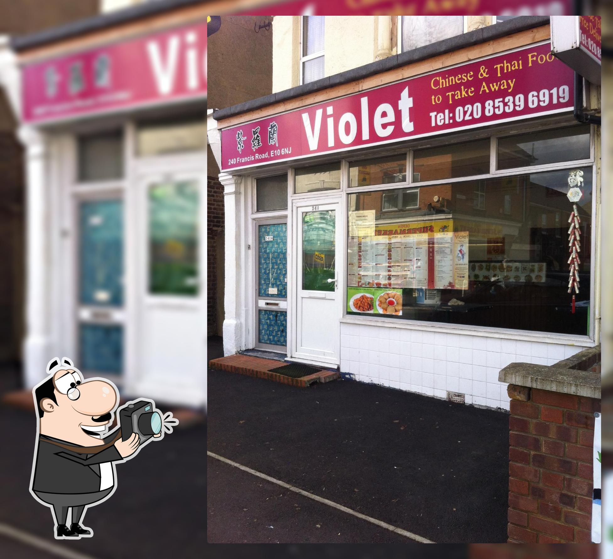 Violet, 240 Francis Road in London - Restaurant menu