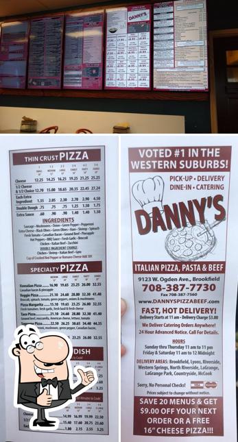 Danny's Italian Pizza & Beef in Brookfield - Restaurant menu and reviews