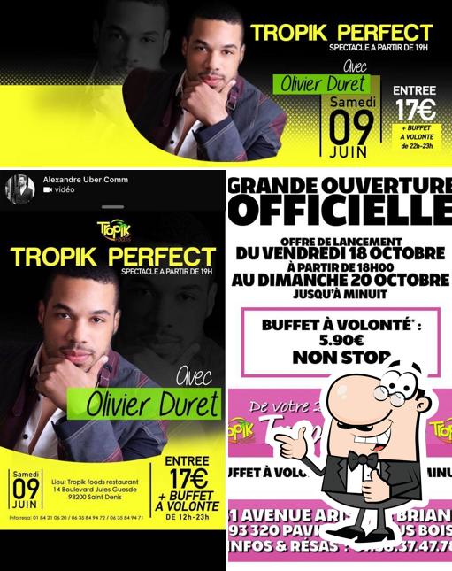 Tropik Foods restaurant, Saint-Denis - Restaurant menu and reviews