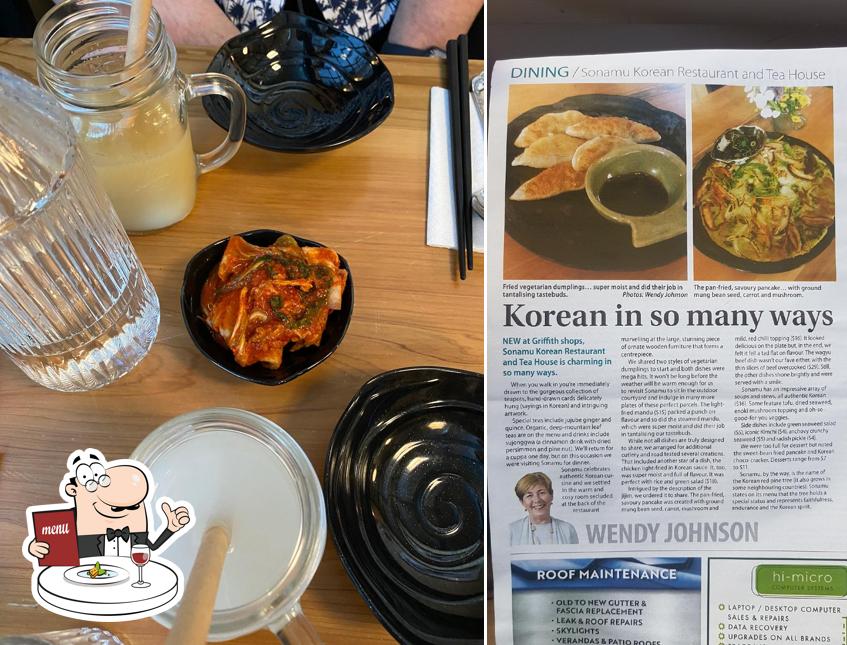 Sonamu Korean Restaurant, Griffith - Restaurant menu, prices and reviews
