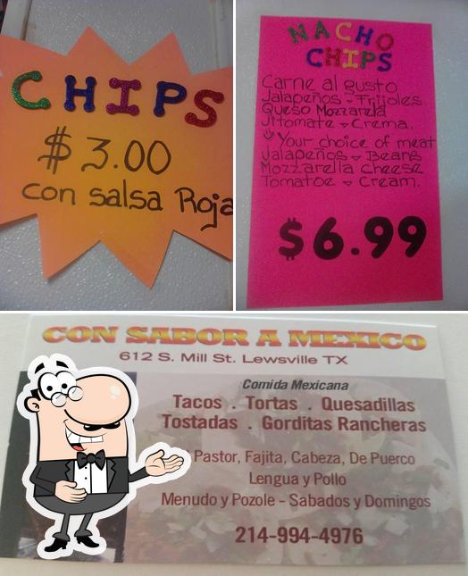 Con Sabor a Mexico in Lewisville - Restaurant menu and reviews