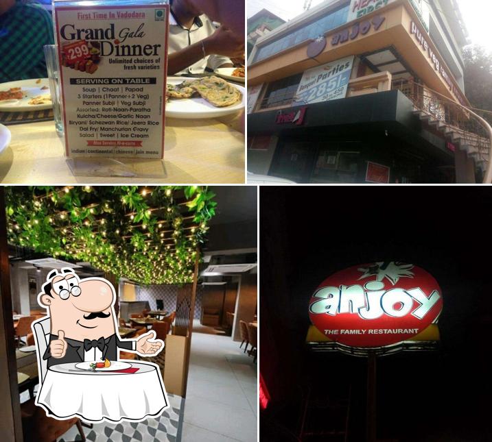 Anjoy, Vadodara - Restaurant menu, prices and reviews