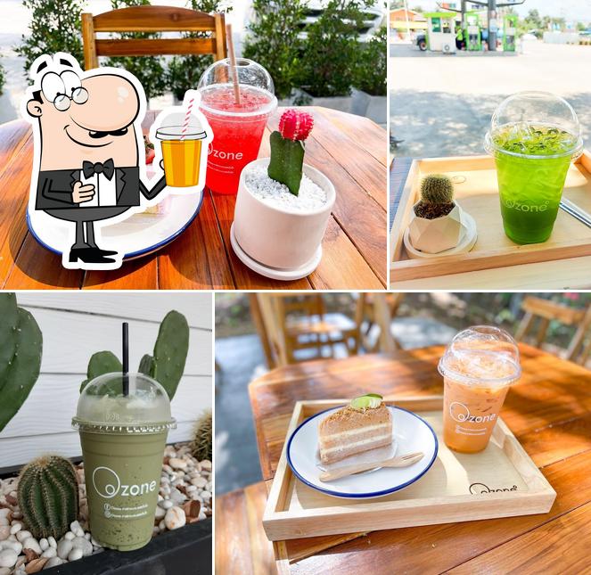 Ozone คาเฟ่กระบองเพชรในปั๊ม cafe, Nong Saeng