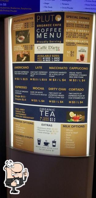 Pluto Organic Cafe in Seattle - Restaurant menu and reviews