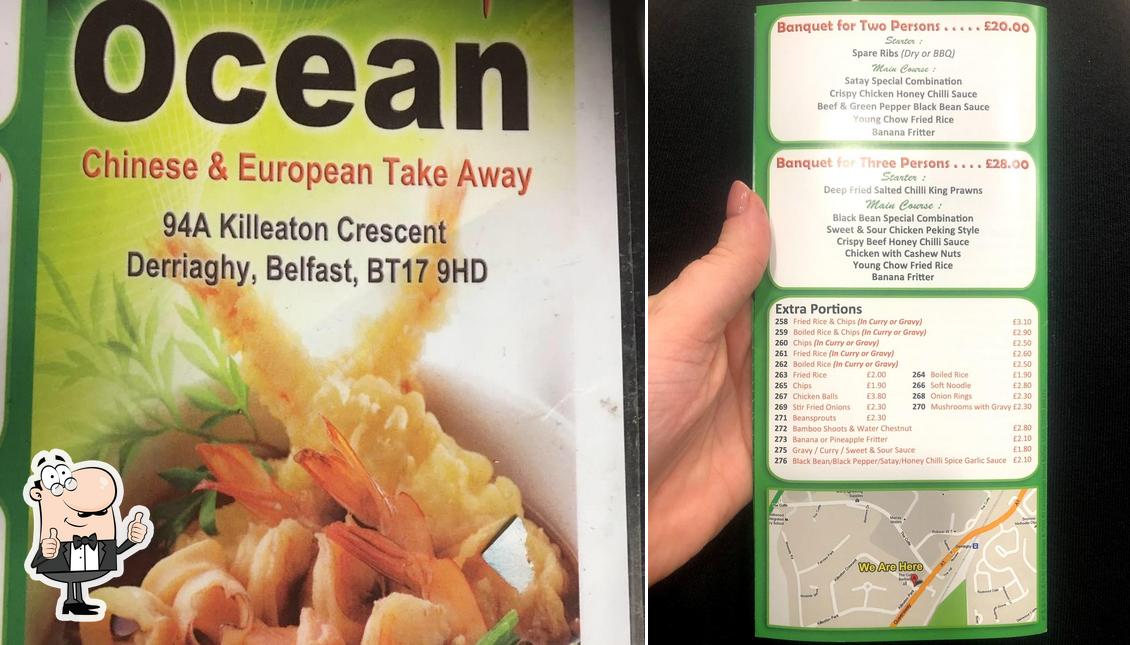 Ocean Chinese, Belfast - Restaurant menu, prices and reviews