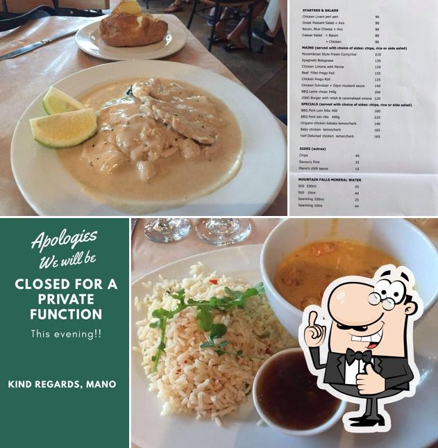 Mano's restaurant, Cape Town - Restaurant menu and reviews