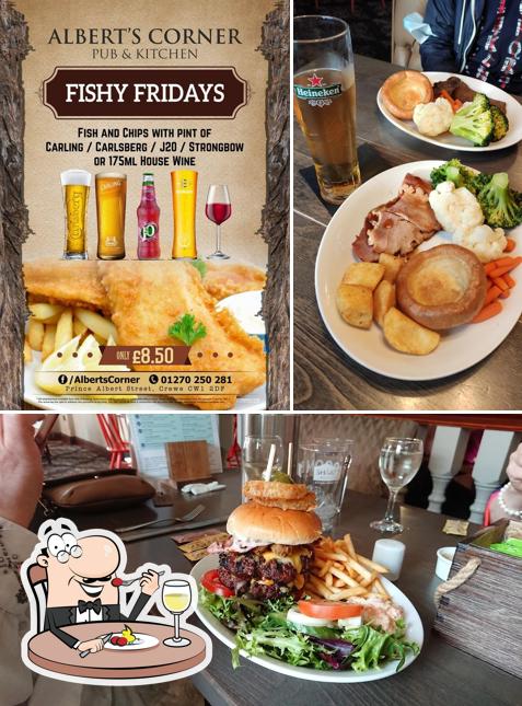 Albert's Corner, Crewe - Restaurant menu, prices and reviews
