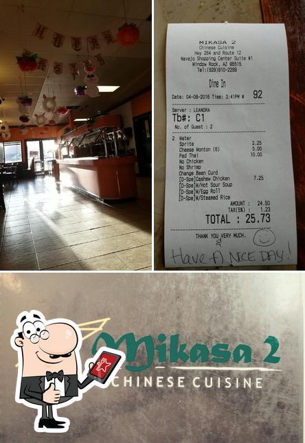 Mikasa 2, Window Rock - Restaurant menu, prices and reviews