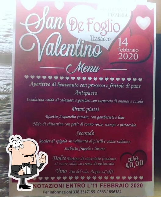 Ristorante Pizzeria De Foglio, Trasacco - Menu del ristorante, prezzi e ...