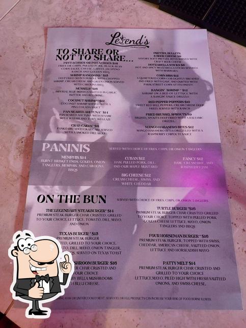 Legend's Cocktail Lounge, Peru - Restaurant menu, prices and reviews
