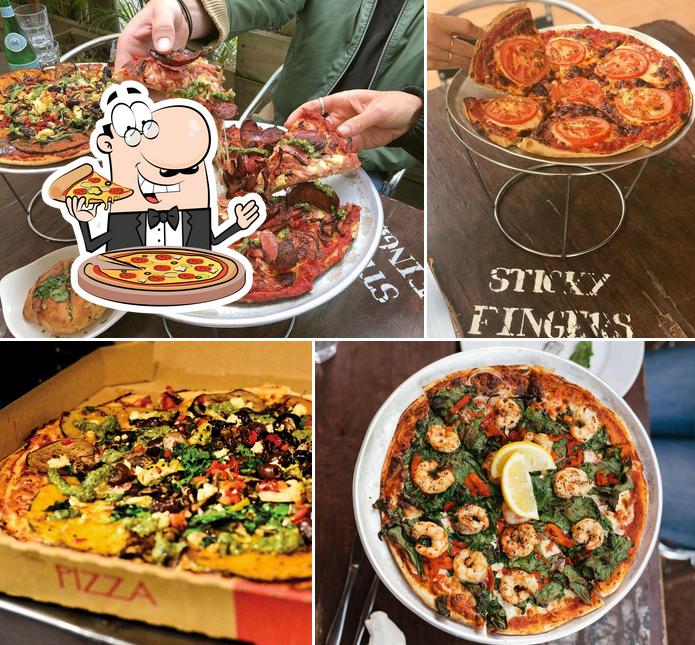 Sticky Fingers Pizzeria in Brunswick Heads - Restaurant menu and reviews