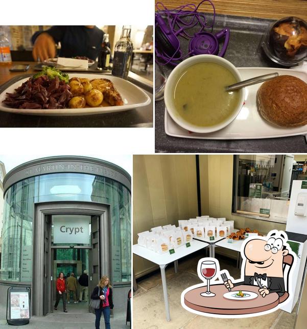 Café in the Crypt, Trafalgar Sq in London - Restaurant menu and reviews