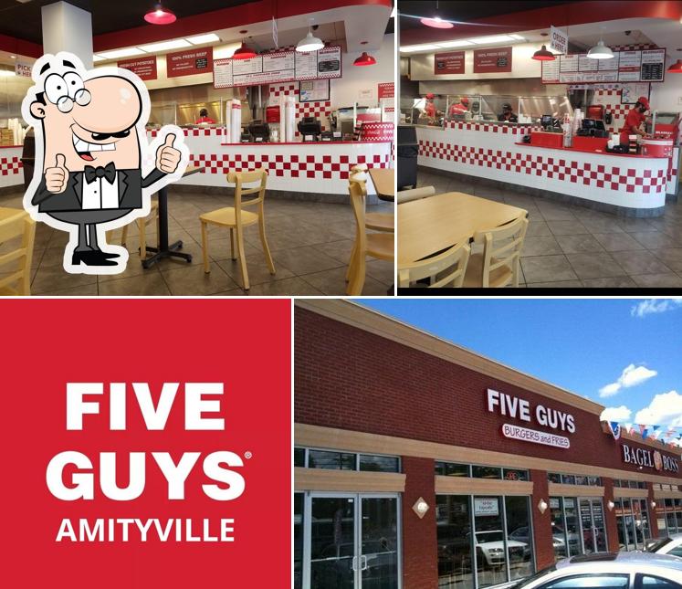 Comida rápida Five Guys, Amityville, 45-A Merrick Rd - Carta del ...