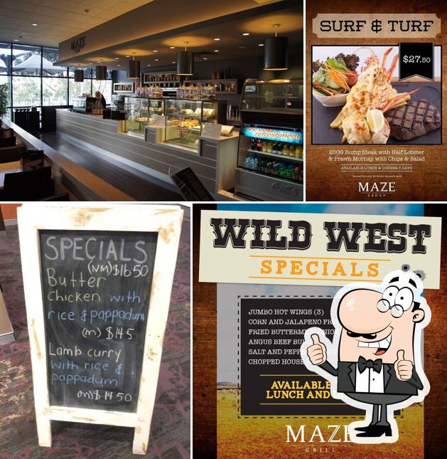 Maze Grill in Seven Hills - Restaurant menu and reviews