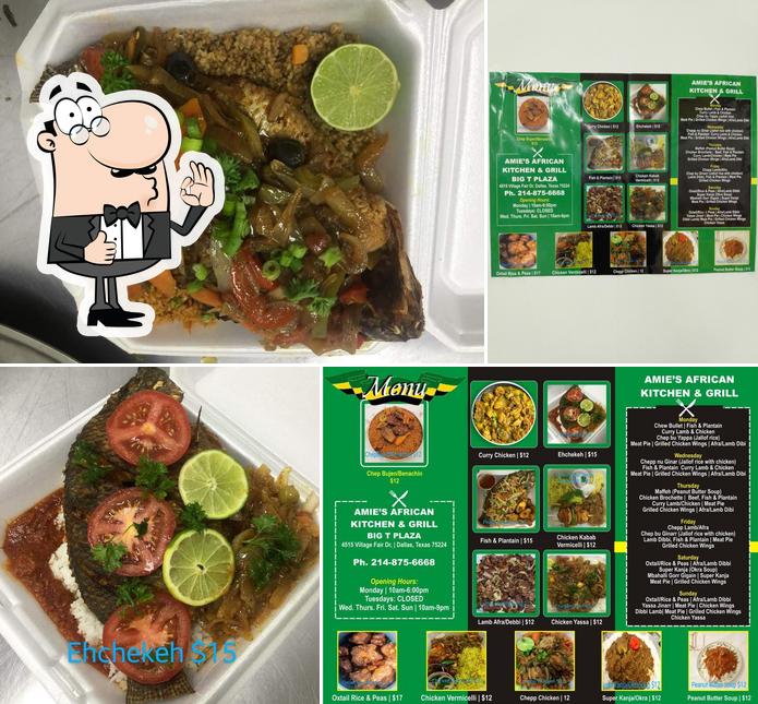 Amie's African Kitchen & Grill, Dallas - Restaurant menu, prices and ...