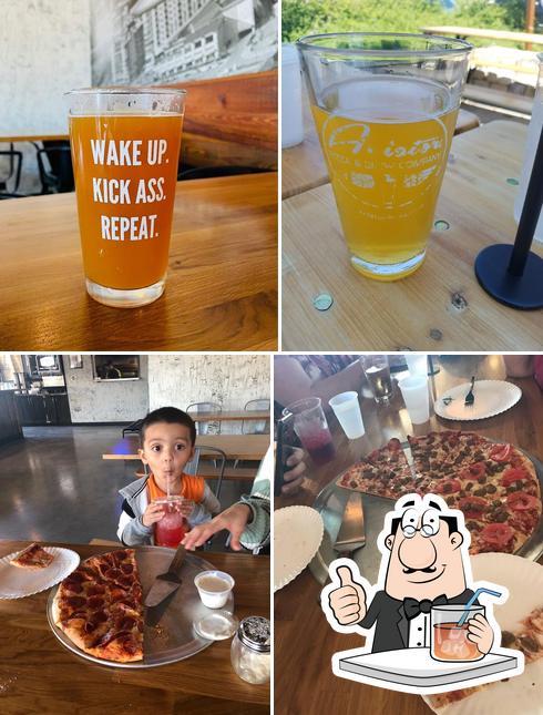 Menu of Aviator Pizza & Drafthouse pub & bar, Austin, S Congress Ave #1 ...