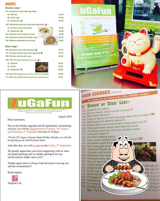 Zügafun, Bolton - Restaurant menu, prices and reviews