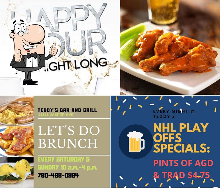 Teddy's Bar & Grill, Edmonton - Restaurant menu, prices and reviews