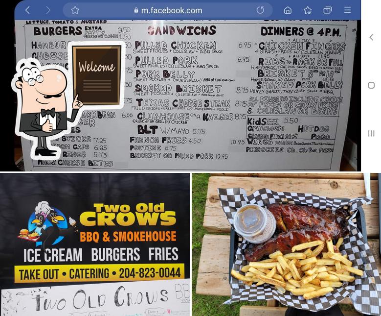 Two Old Crows, Morden - Restaurant menu, prices and reviews
