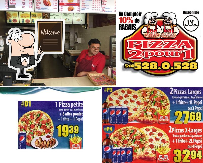 pizza 2 pour 1, 5789 R. Jean-Talon East in Montreal - Restaurant reviews