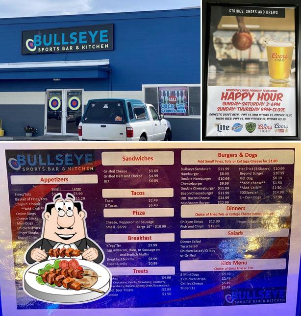 Bullseye Sports Bar and Kitchen, Meridian - Restaurant menu, prices and ...