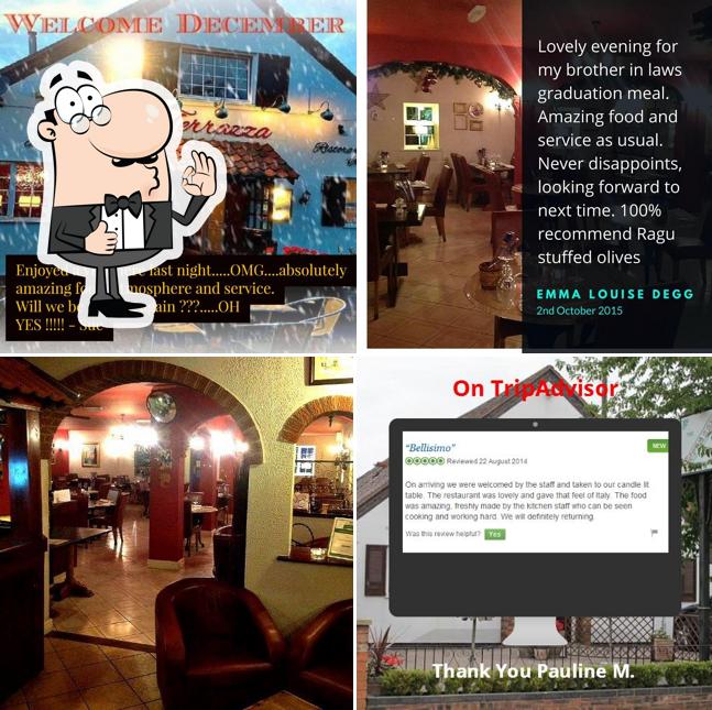 La Terrazza Ristorante Italiano, Rugeley - Restaurant menu, prices and ...
